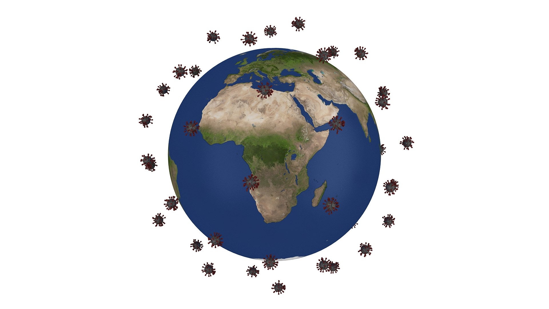 Earth virus coronavirus world 3D model - TurboSquid 1576257
