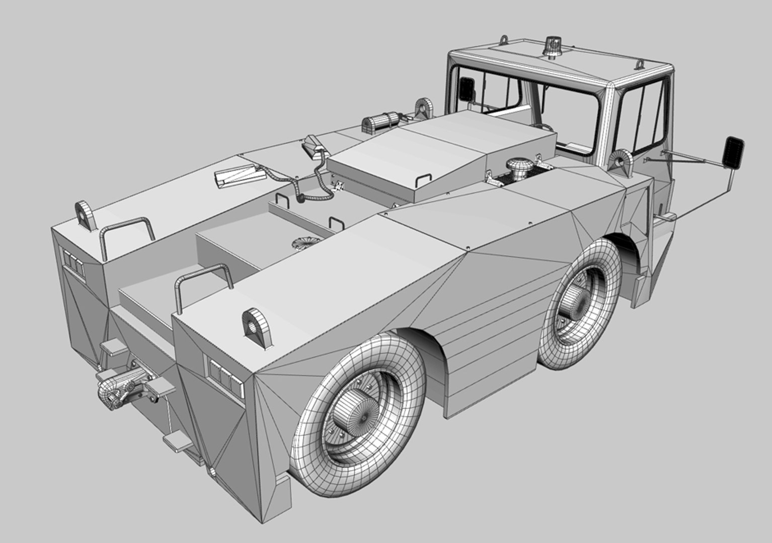 Obj Aircraft Fmc B600 Tow Tractor
