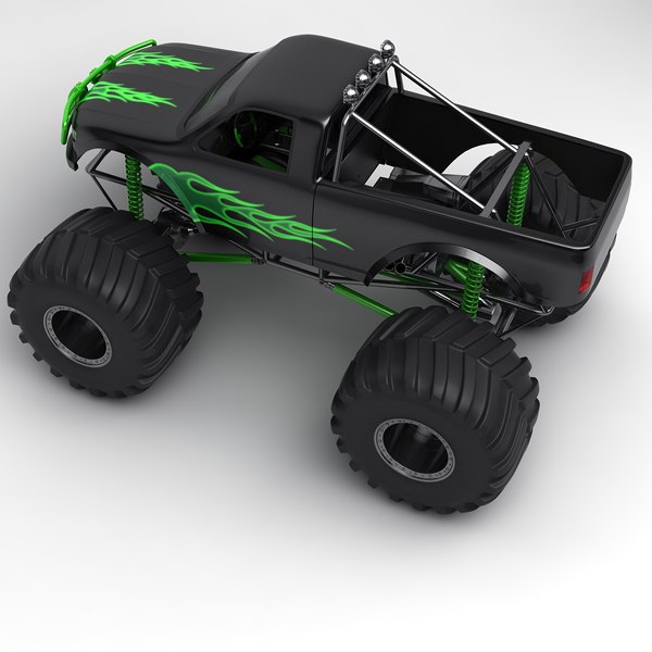 monster truck 3d model
