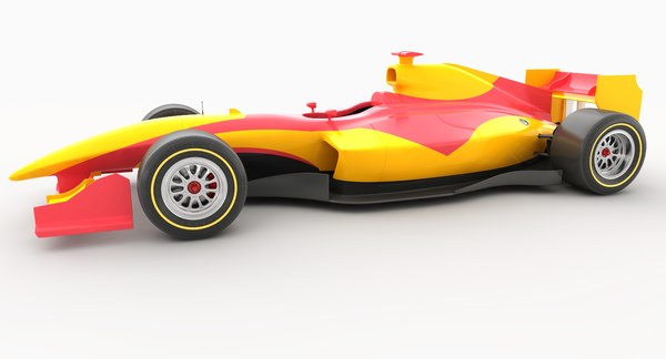 generic f1 car 3d obj