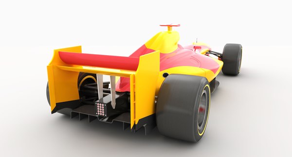 generic f1 car 3d obj