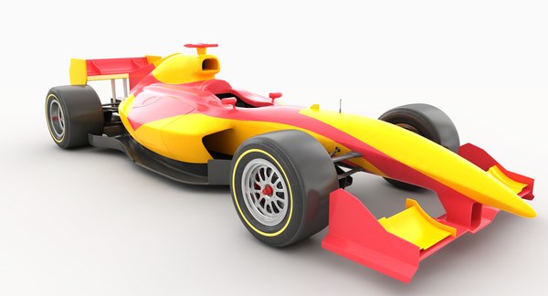 generic f1 car 3d obj