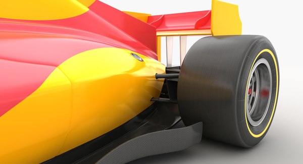 generic f1 car 3d obj