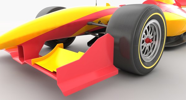 generic f1 car 3d obj