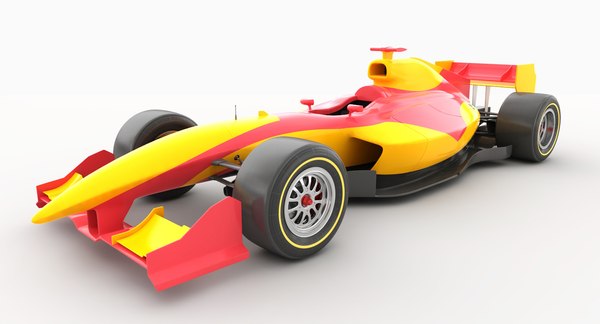 generic f1 car 3d obj