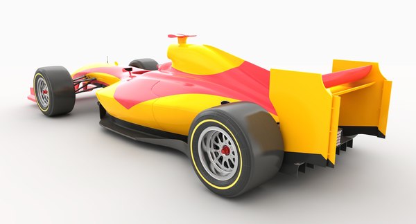 generic f1 car 3d obj