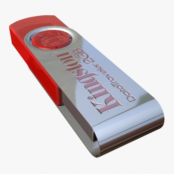 computer flash drive 3d model