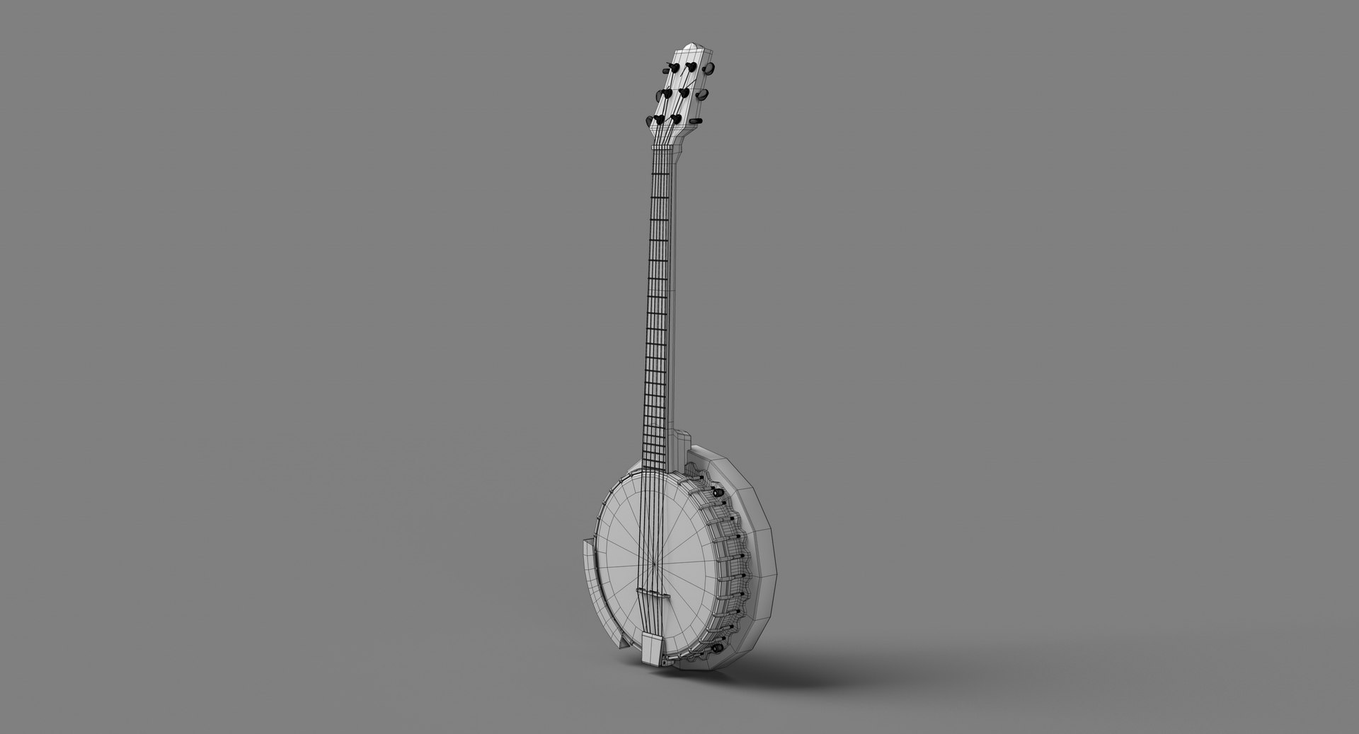 3D Banjo Instrument Music Model - TurboSquid 1421920