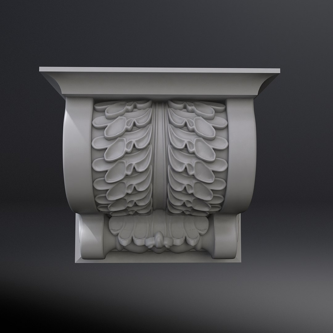 3d Model Of Corbel 10