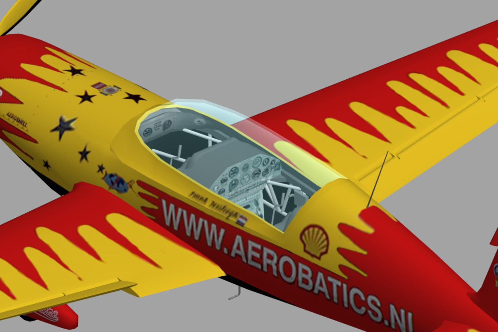 Extra 300l Plane 3d Model