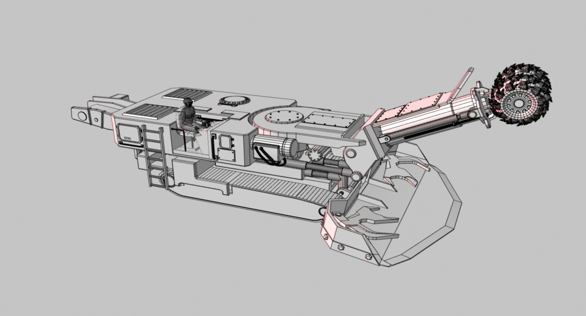 3d Continuous Miner Coal