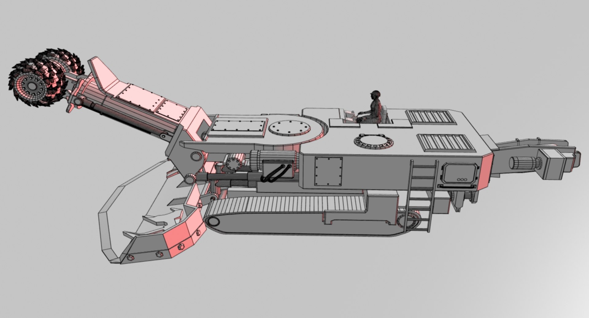3d Continuous Miner Coal
