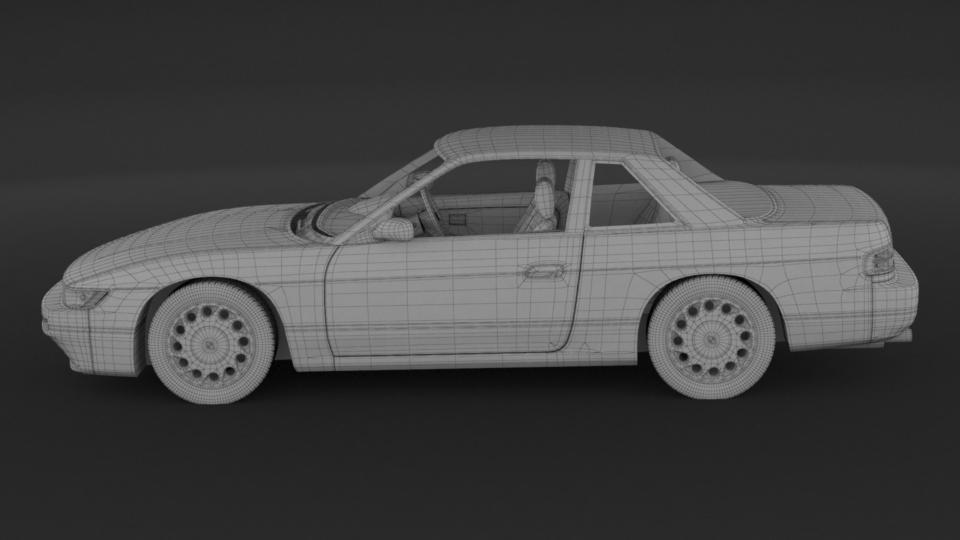 3D Nissan Silvia S13 Model - TurboSquid 1424382