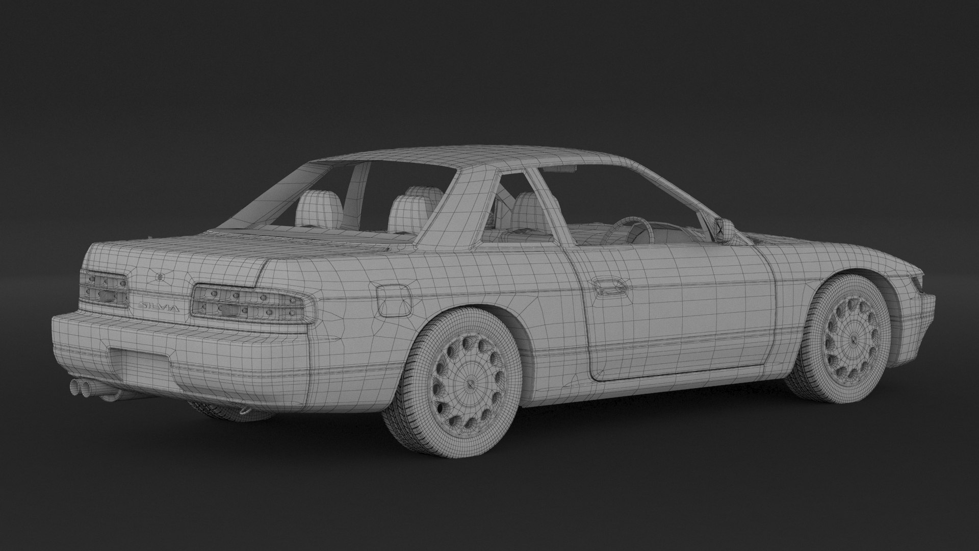 3D Nissan Silvia S13 Model - TurboSquid 1424382