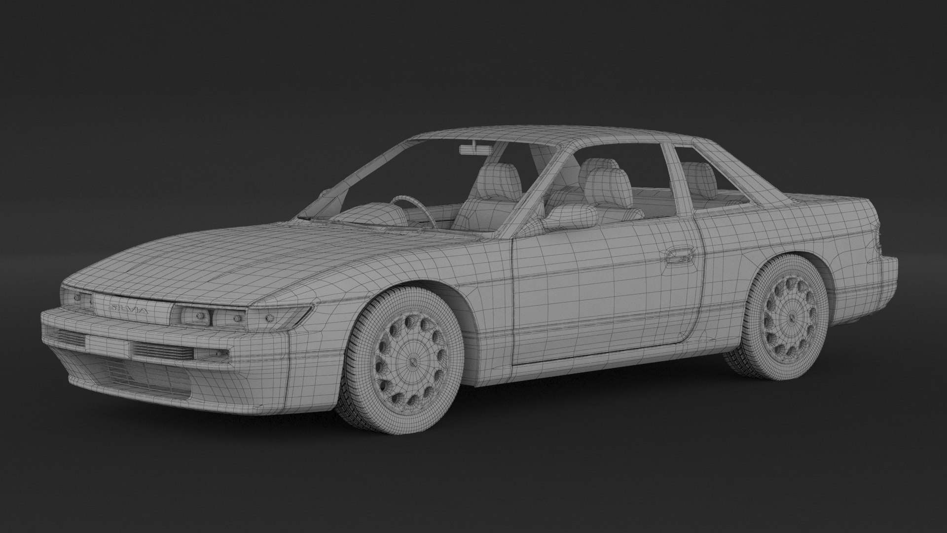 3D Nissan Silvia S13 Model - TurboSquid 1424382