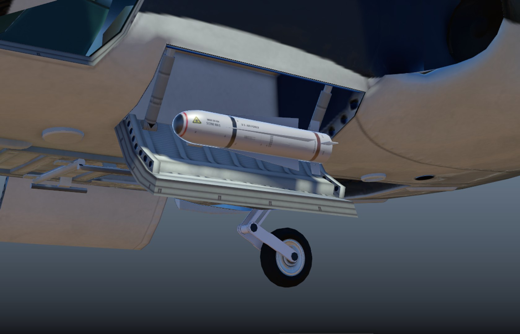 Airwolf Helicopter 3d Obj