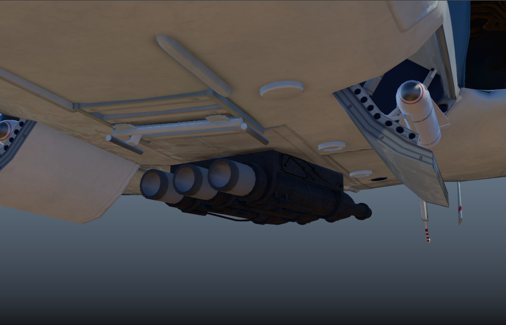 Airwolf Helicopter 3d Obj