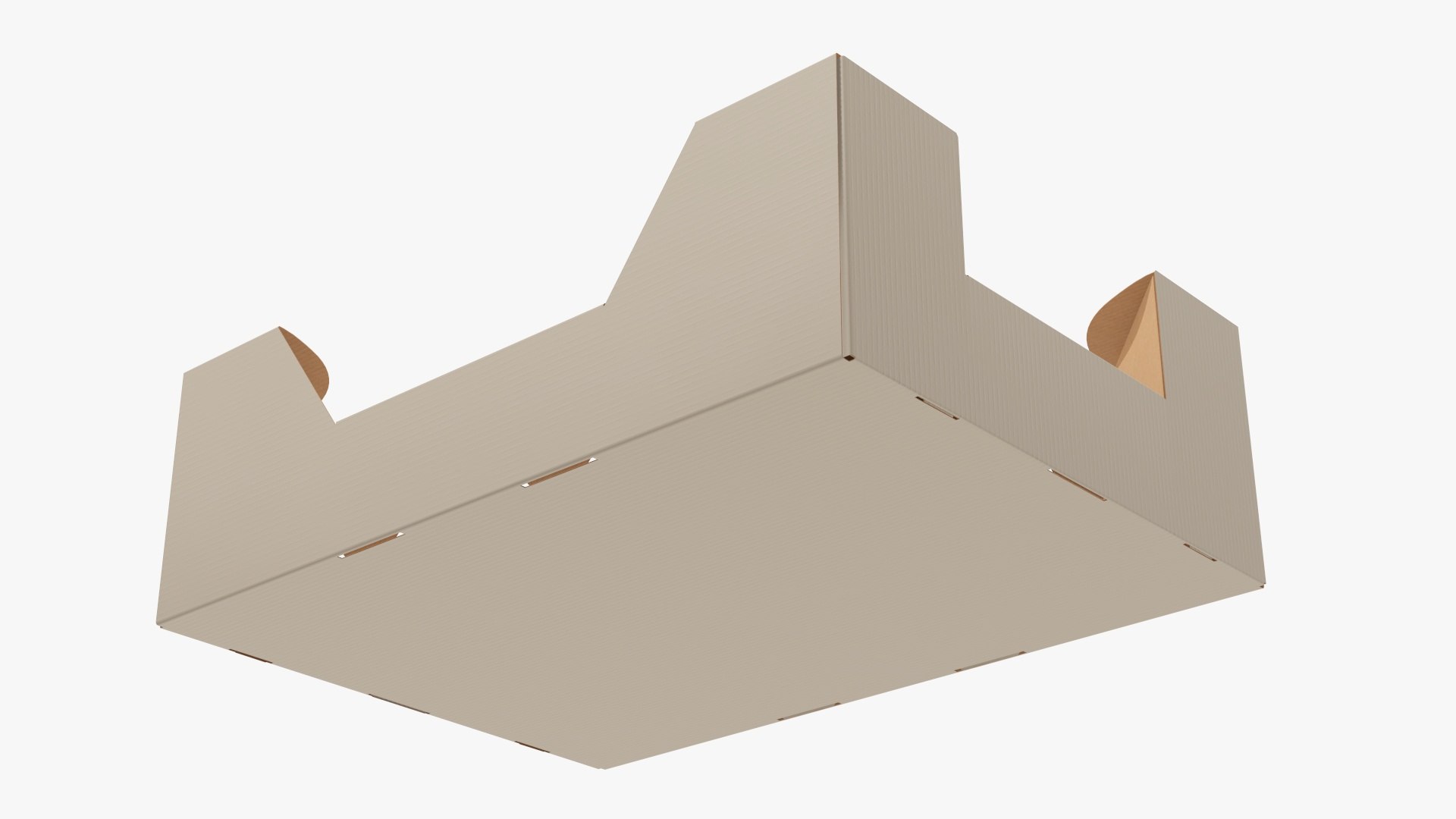 3D Tray Cardboard Retail Model - TurboSquid 1601305
