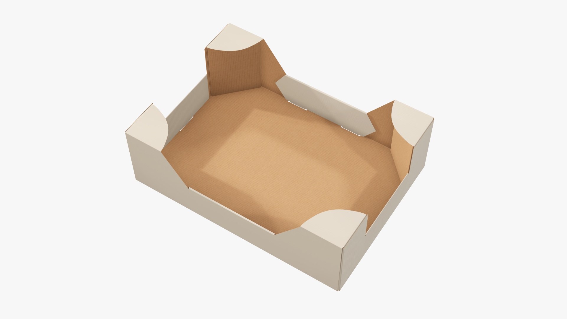 3D Tray Cardboard Retail Model - TurboSquid 1601305