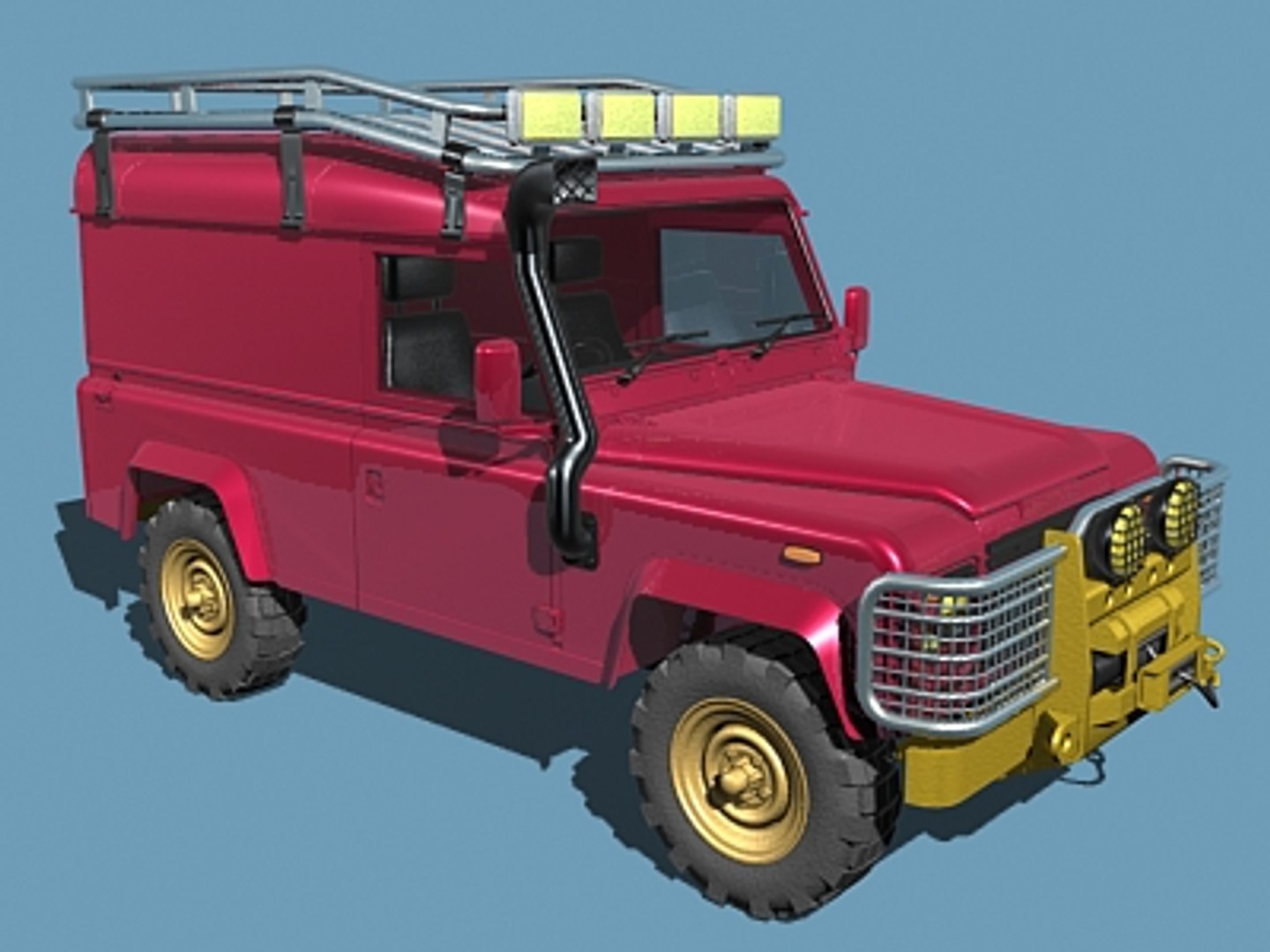 3dsmax Defender Rally