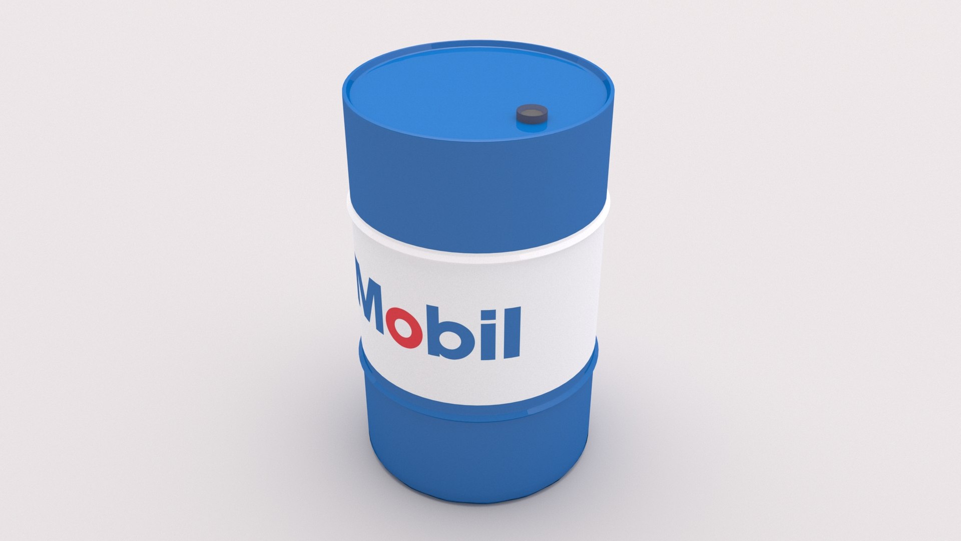 Mobil Barrel Model - TurboSquid 1566747