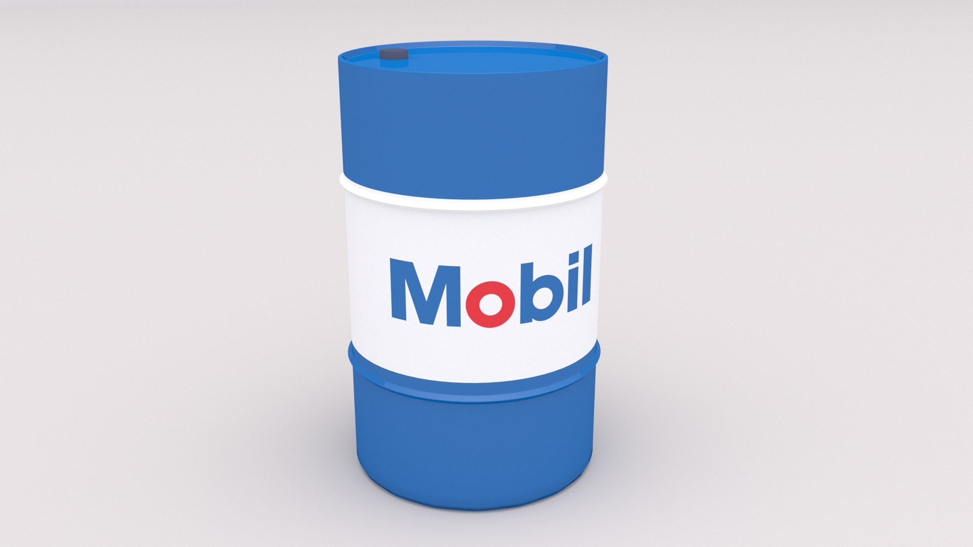 Mobil Barrel Model - TurboSquid 1566747