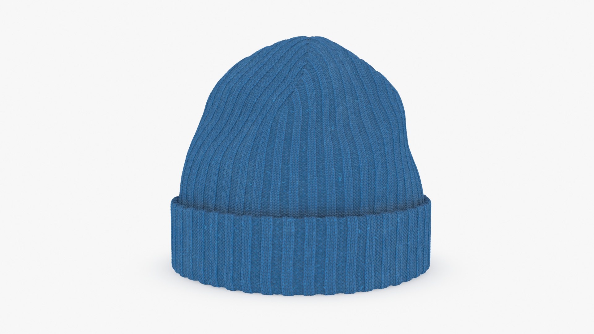3D Beanie Hat Blue Model - TurboSquid 2180349