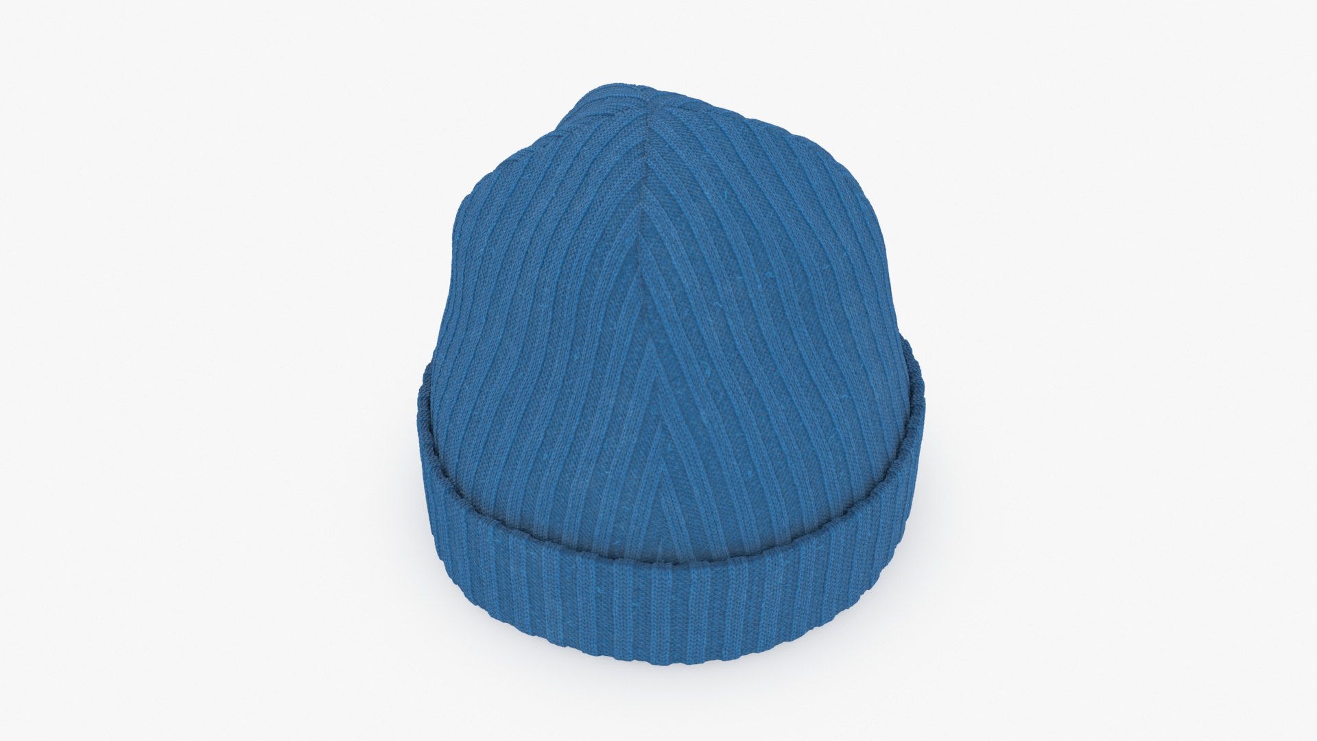 3D Beanie Hat Blue Model - TurboSquid 2180349