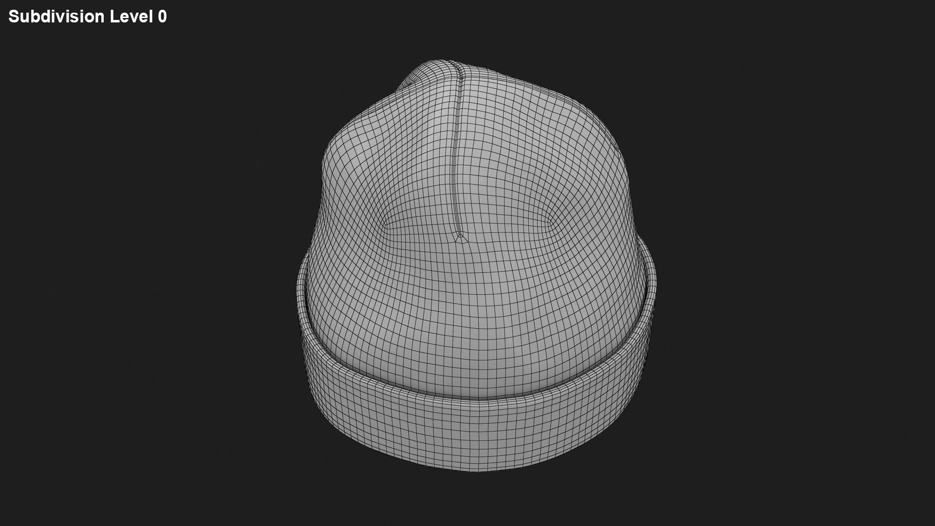 3D Beanie Hat Blue Model - TurboSquid 2180349