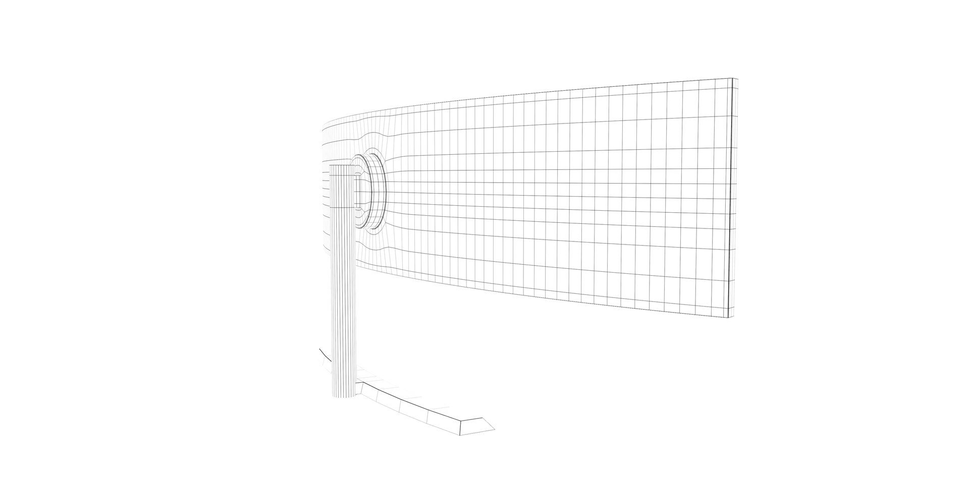 Sci-Fi Widescreen Monitor Var2 3D Model - TurboSquid 2362835