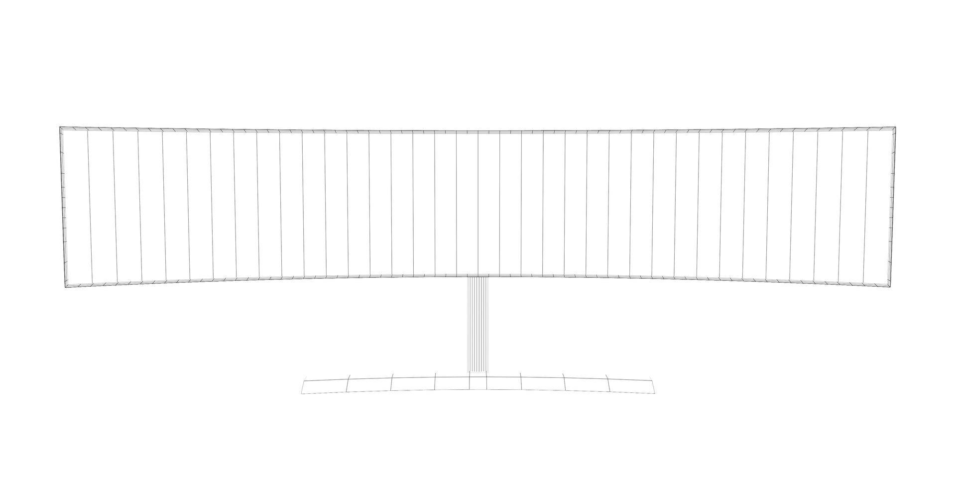 Sci-Fi Widescreen Monitor Var2 3D Model - TurboSquid 2362835