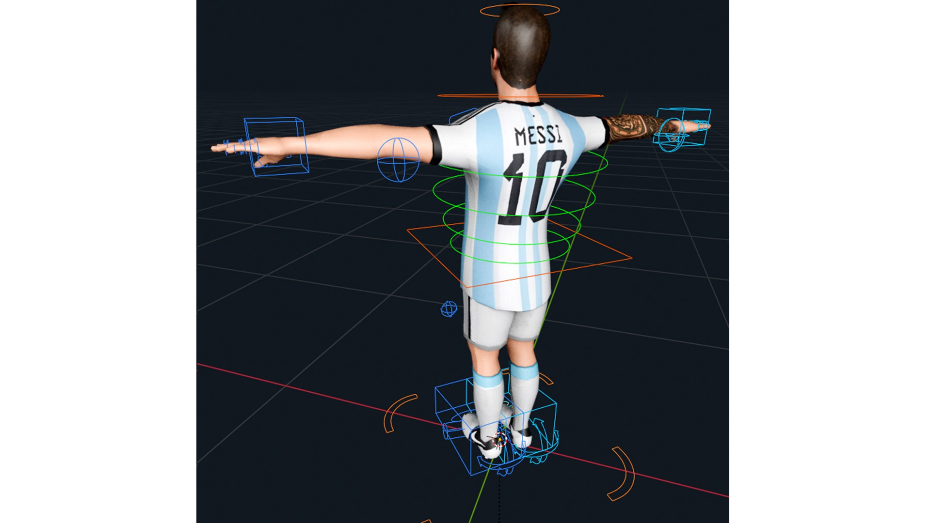 Lionel Messi -Rigged Character 3D Model - TurboSquid 2297462