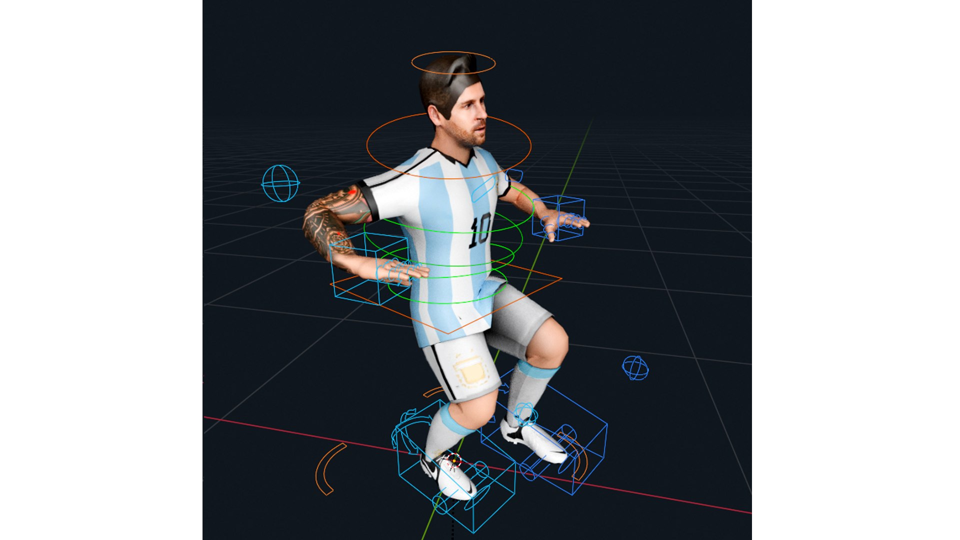 Lionel Messi -Rigged Character 3D Model - TurboSquid 2297462