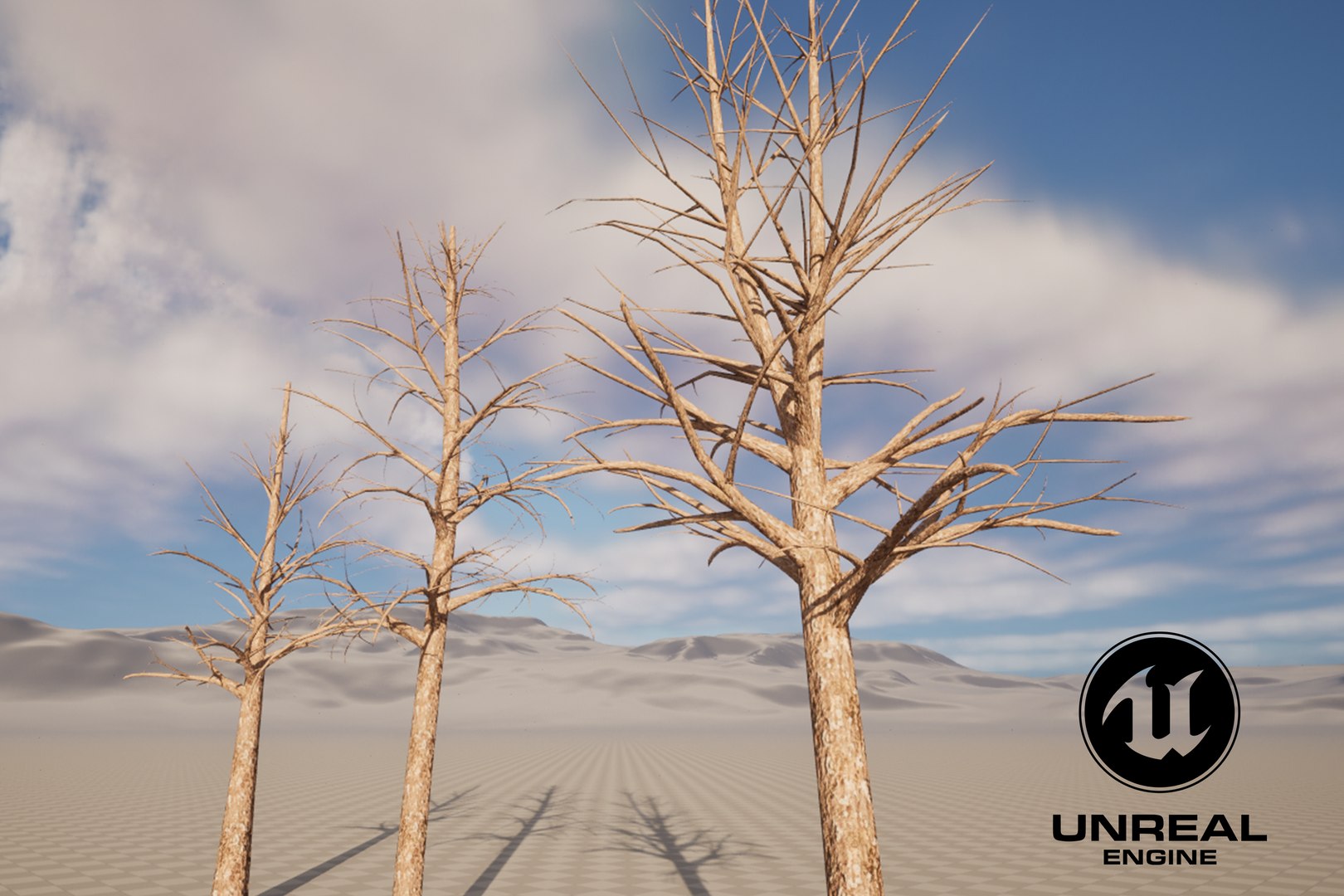 3D 3 Dead Trees Pack - TurboSquid 2249820