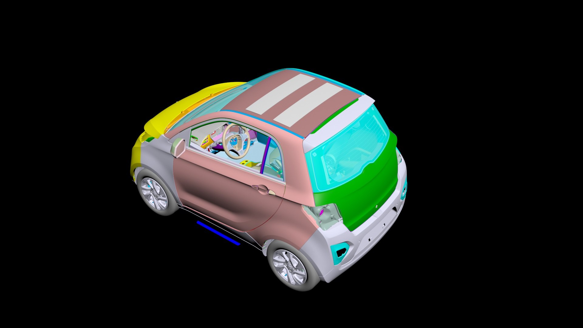 EV-Car Model - TurboSquid 2262646