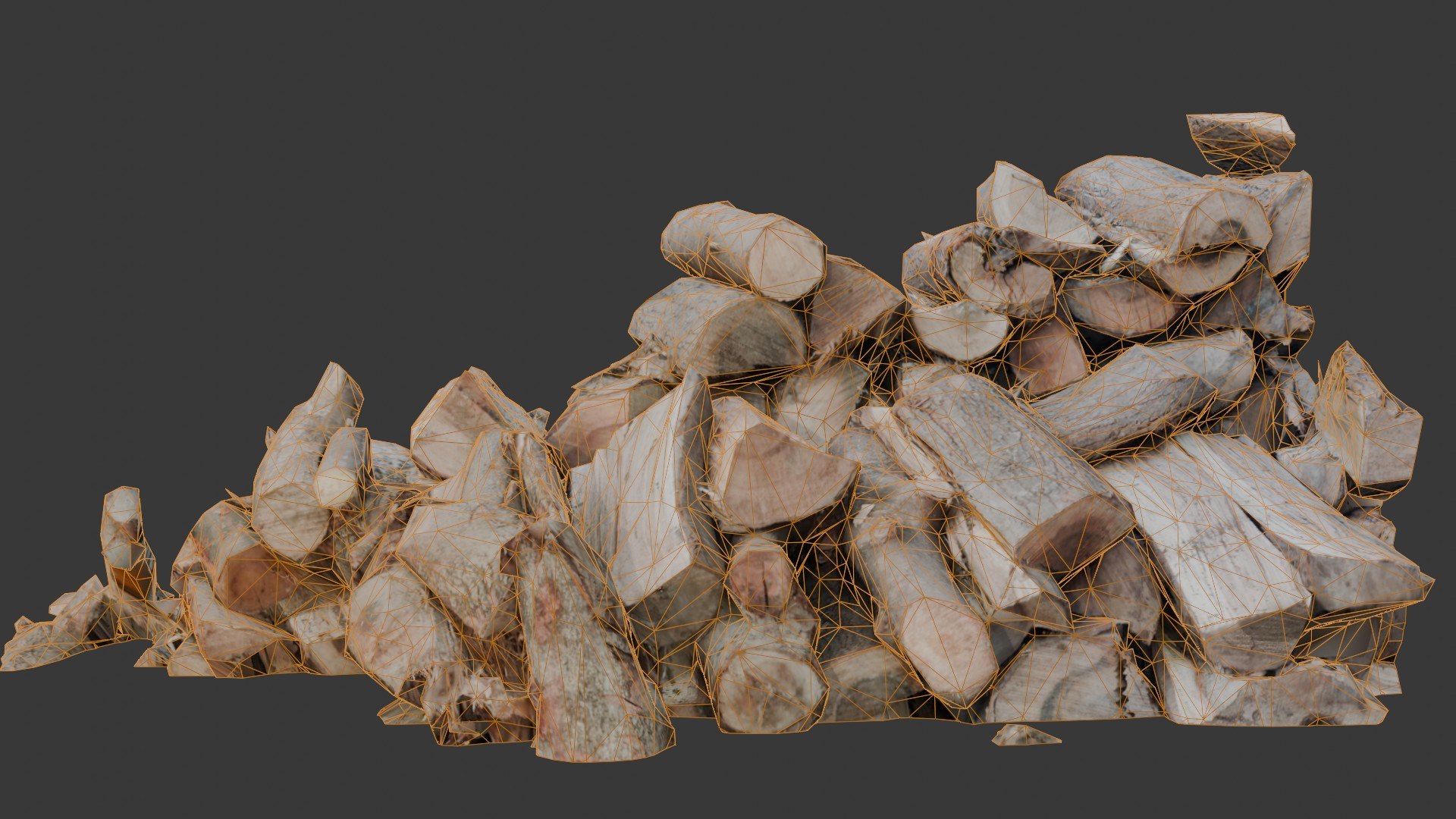 Chopped Firewood Stack 3D Scan 3D Model - TurboSquid 2400585