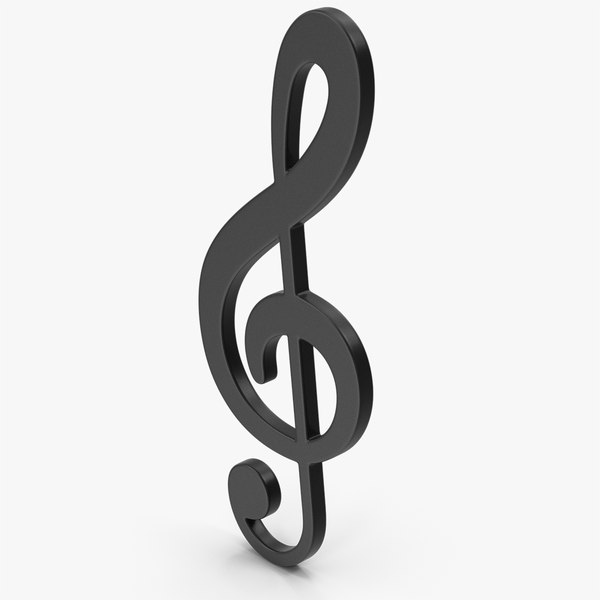 modelo 3d Clave de sol - TurboSquid 2171076