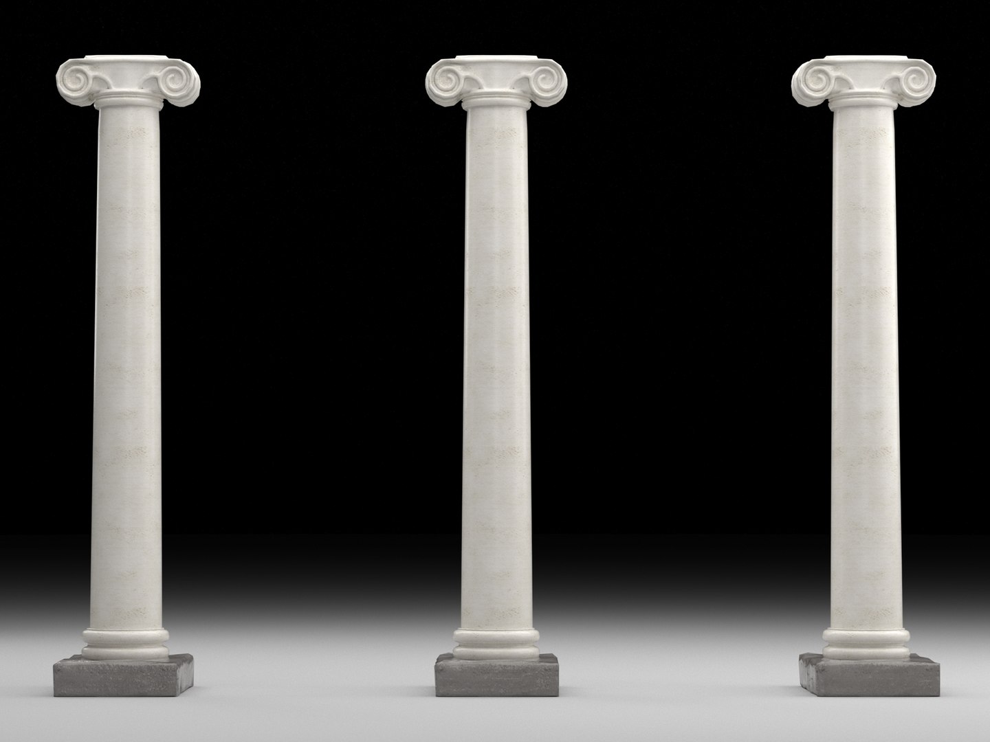 Ionic Column 2 Model - TurboSquid 2164764