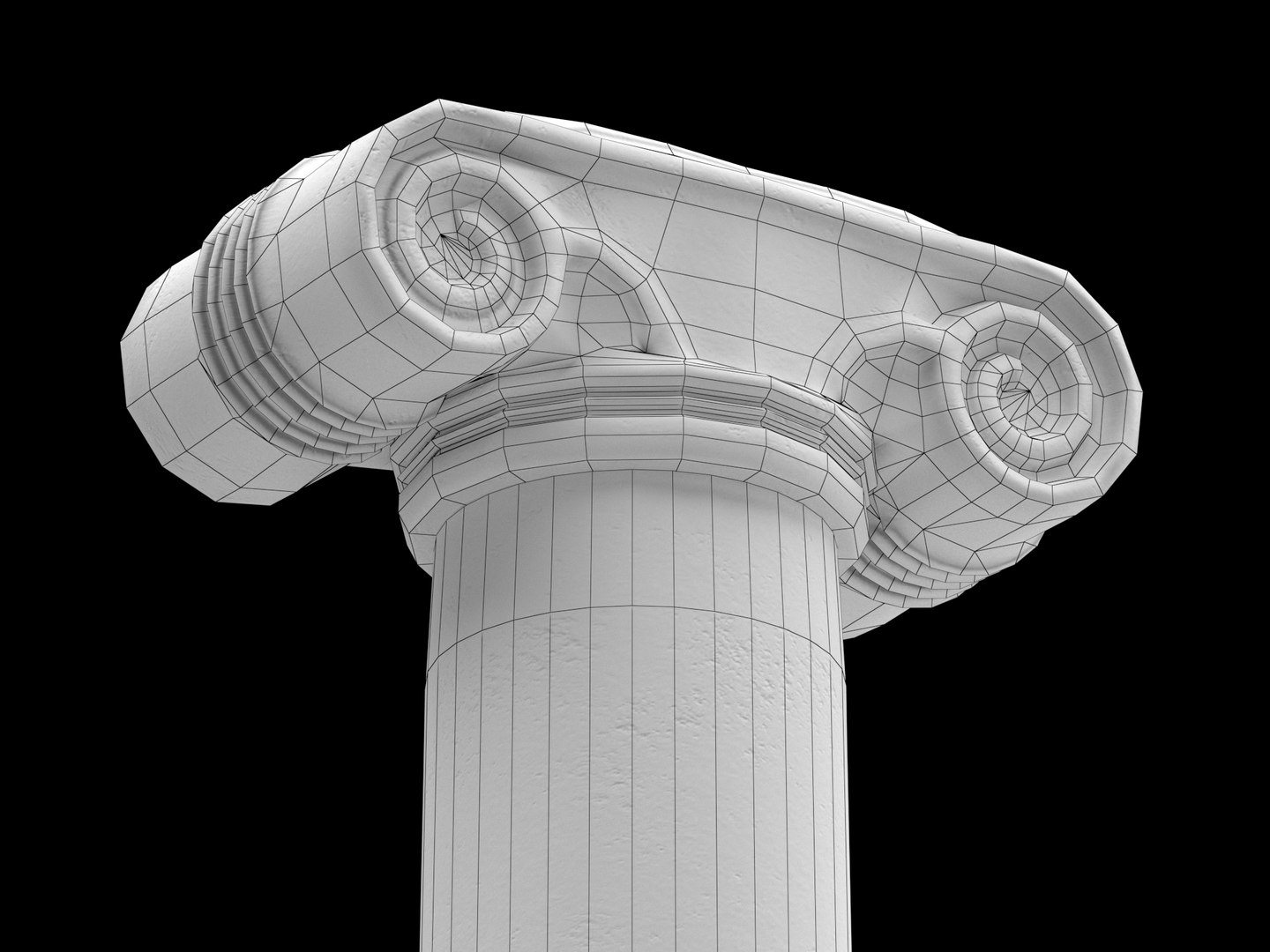 Ionic Column 2 Model - TurboSquid 2164764