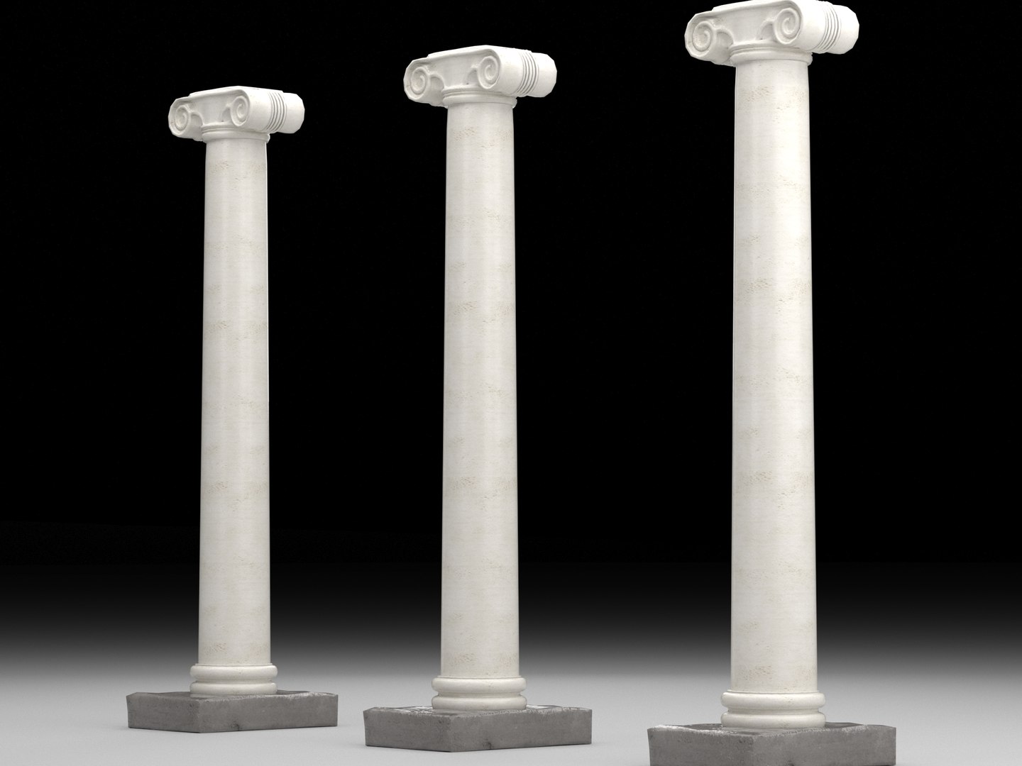Ionic Column 2 Model - TurboSquid 2164764