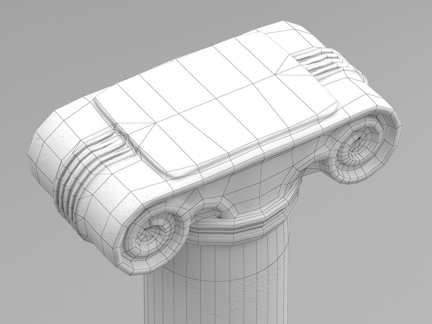 Ionic Column 2 Model - TurboSquid 2164764