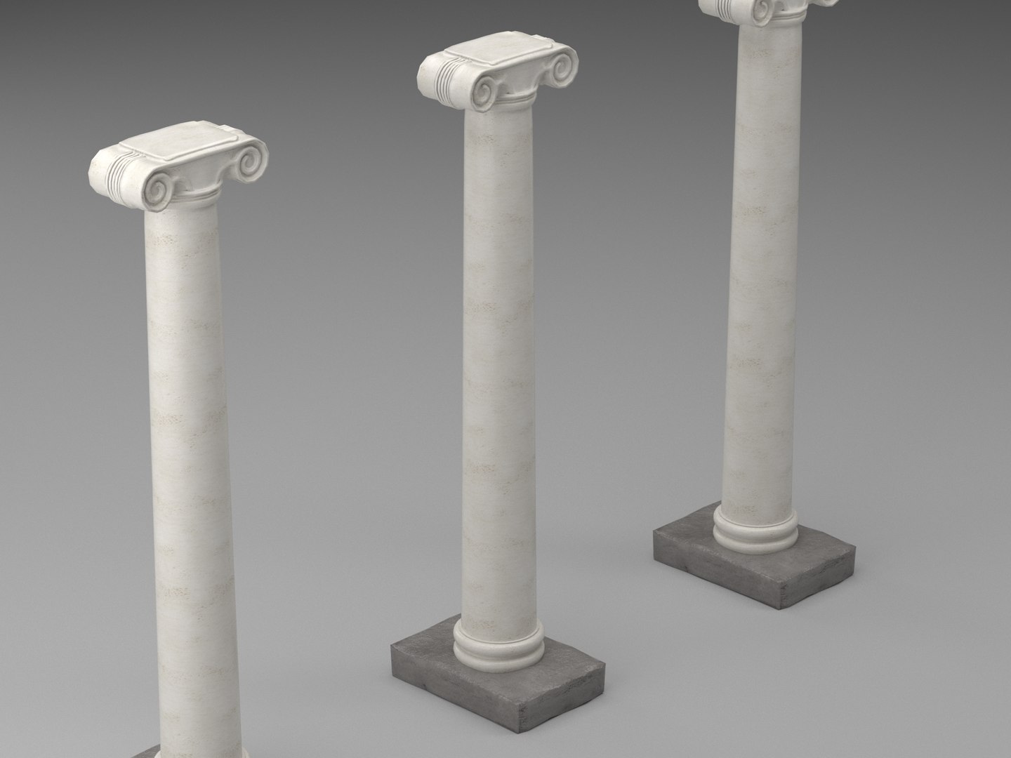 Ionic Column 2 Model - TurboSquid 2164764