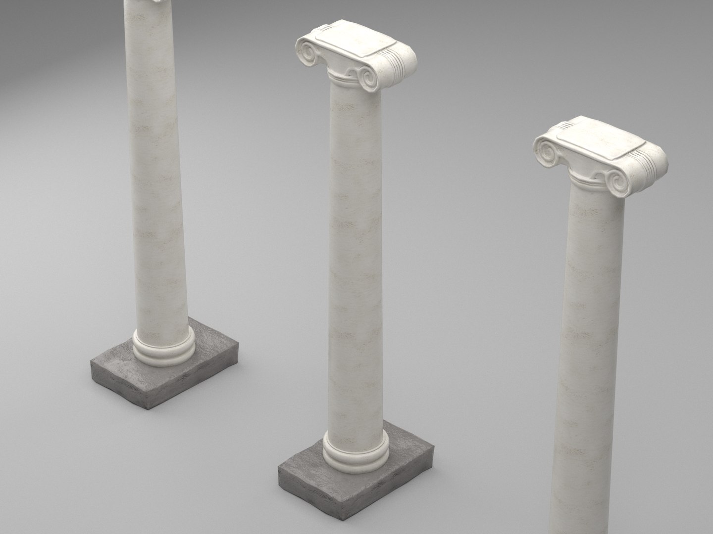 Ionic Column 2 Model - TurboSquid 2164764