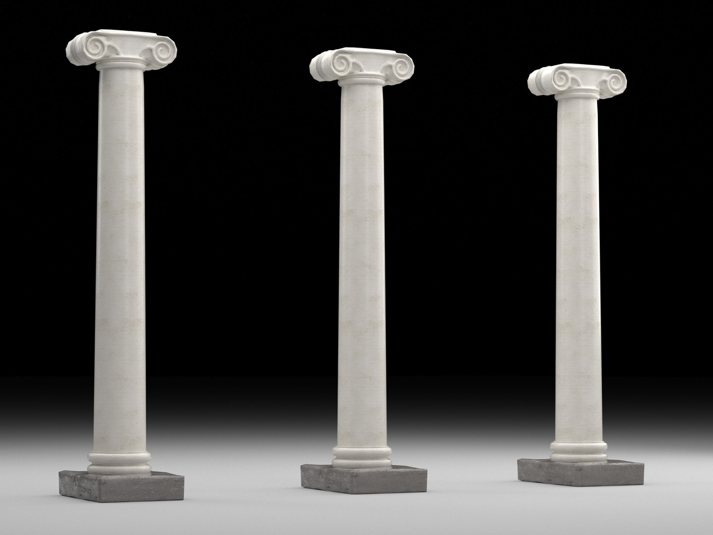 Ionic Column 2 Model - TurboSquid 2164764