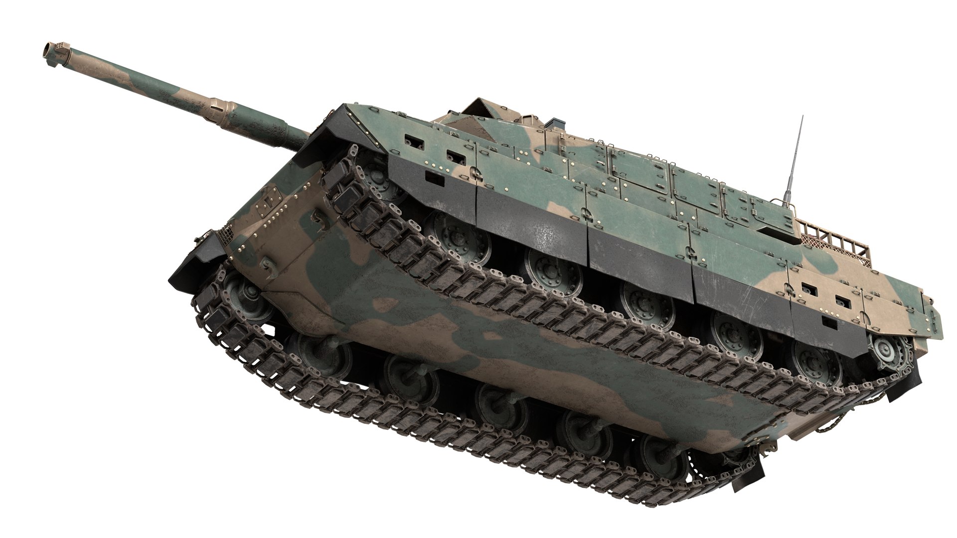 3D Model Type 10 Hitomaru MBT - TurboSquid 2273282