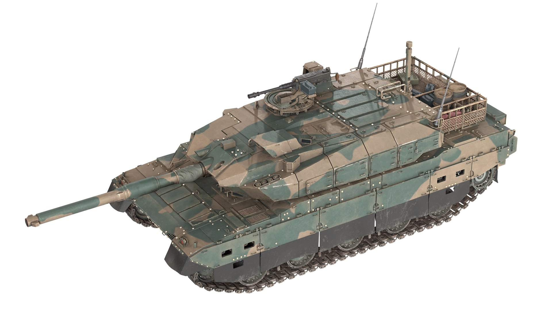 3D Model Type 10 Hitomaru MBT - TurboSquid 2273282