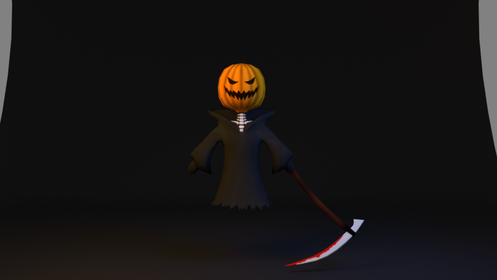 3d model of ghost 12 items
