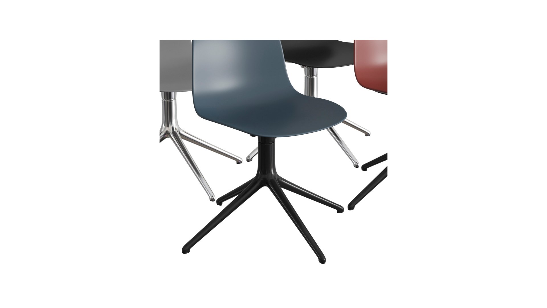 Form Chair Swivel 4 Legs 3D model - TurboSquid 1944077