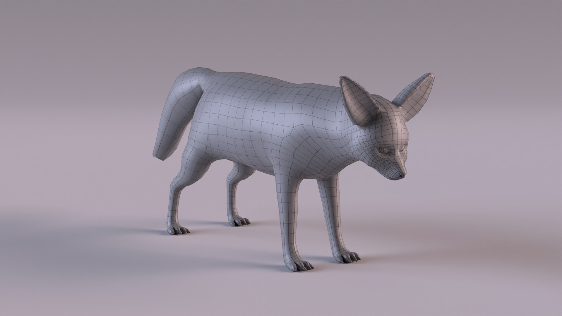 3D Fennec fox model - TurboSquid 2005780