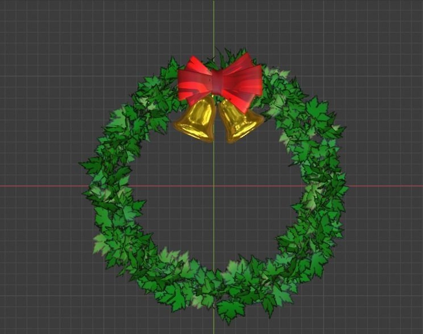 CHRISTMAS WREATH 3D MODEL - ARVRGAME DEVELOPMENT 3D Model - TurboSquid ...